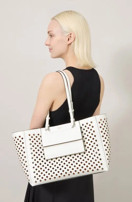 Mulberry Perforated Leather Tote