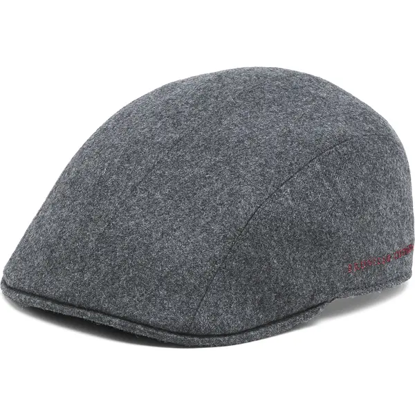 Brunello Cucinelli Flat Cap - Dark Grey