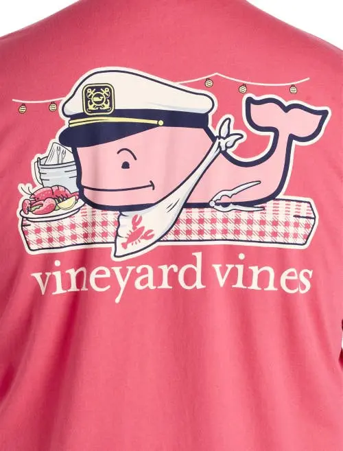 Vineyard Vines Big & Tall Lobster Bake Whale Graphic Tee