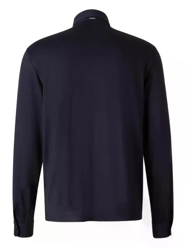 Herno Long-sleeve Polo Shirt - Blue
