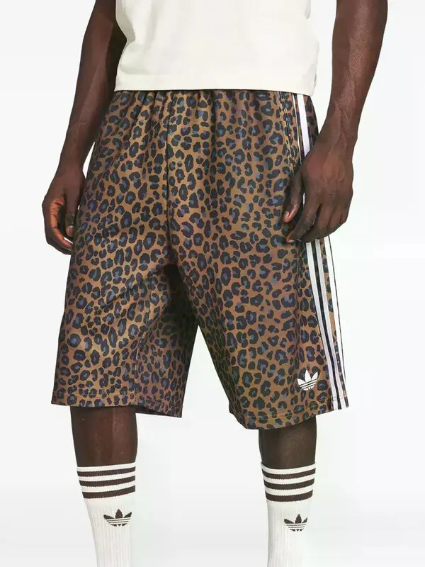 Adidas Leopard-print Shorts