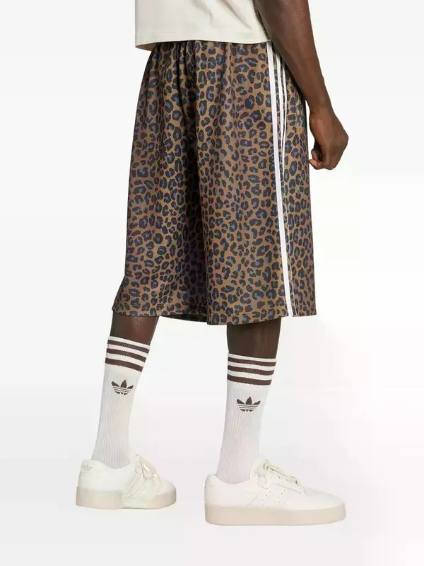 Adidas Leopard-print Shorts