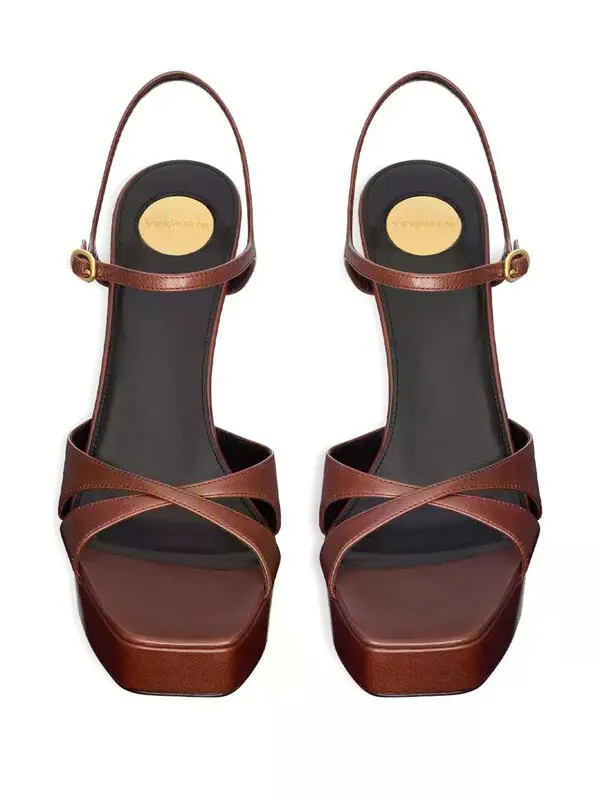 Saint Laurent 85mm Debbie Platform Sandals