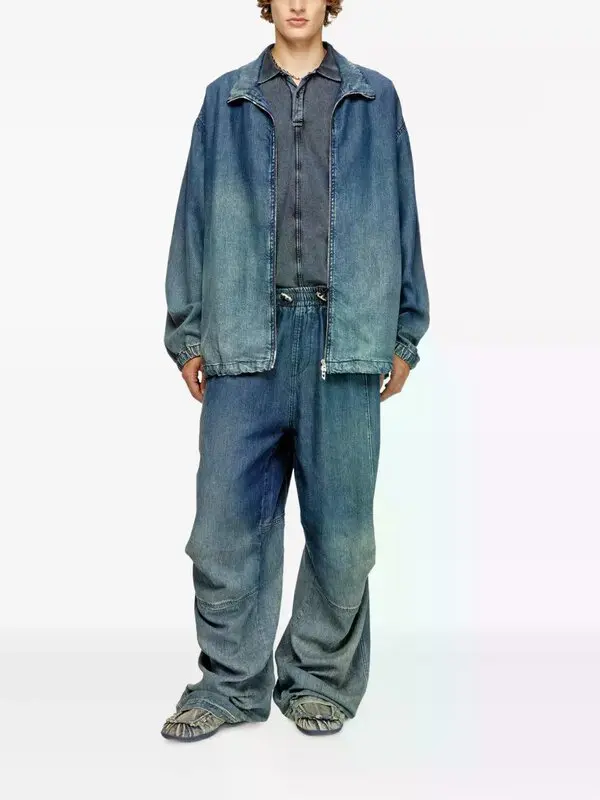 DIESEL® Zip-fastening Denim Jacket