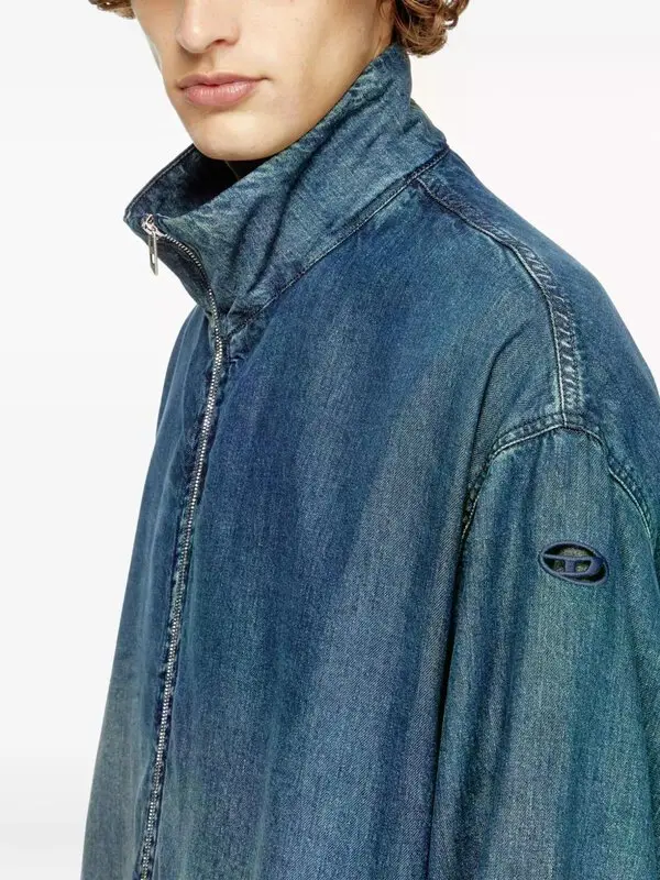 DIESEL® Zip-fastening Denim Jacket