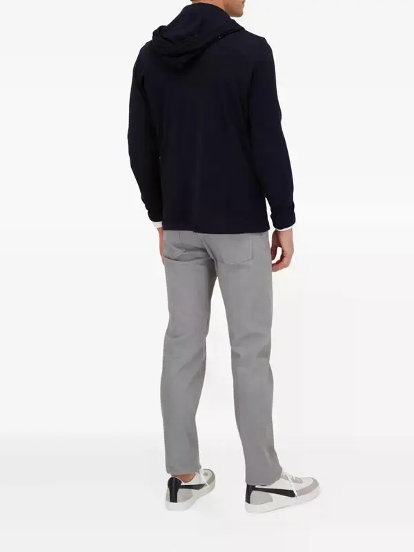 Kiton Logo-patch Jeans