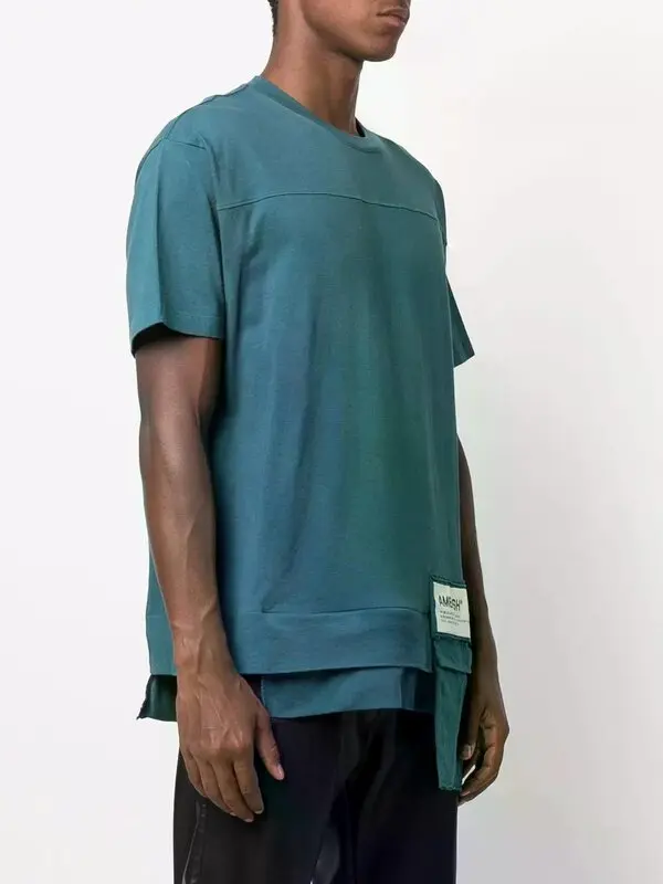 AMBUSH Waist Pocket Logo-print T-shirt - Blue