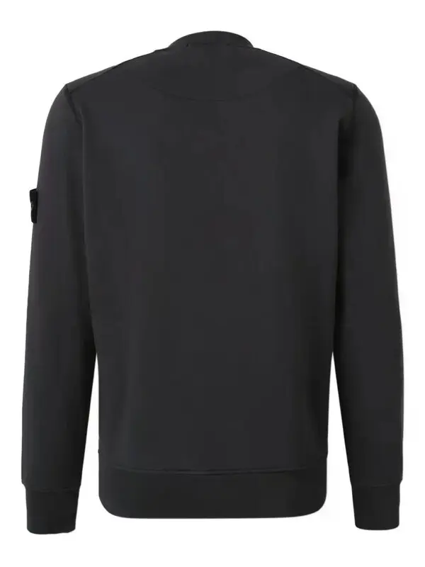 Stone Island Compass Badge Cotton Sweatshirt