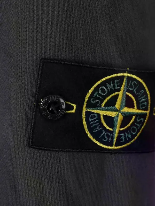 Stone Island Compass Badge Cotton Sweatshirt