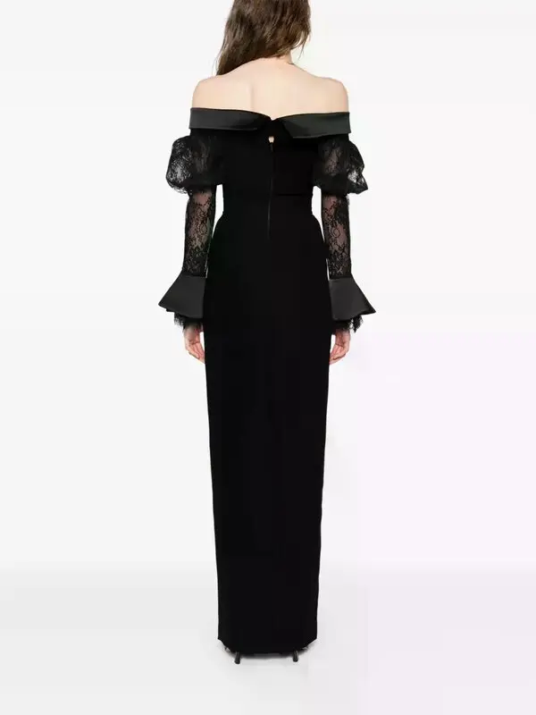 SILK LOVE & LACE Andrea Dress - Black