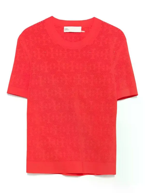 Tory Burch Monogram Short Sleeve T-shirt