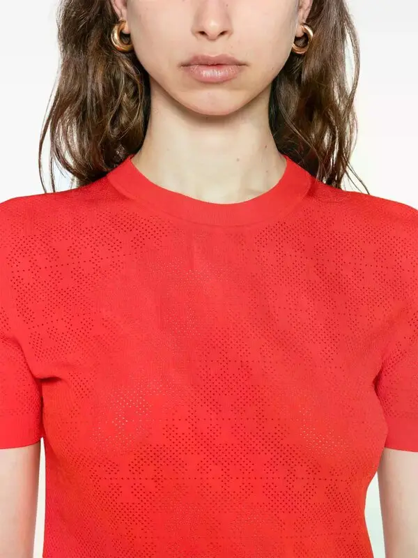 Tory Burch Monogram Short Sleeve T-shirt
