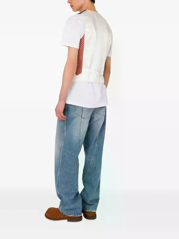 Moschino Patchwork Waistcoat
