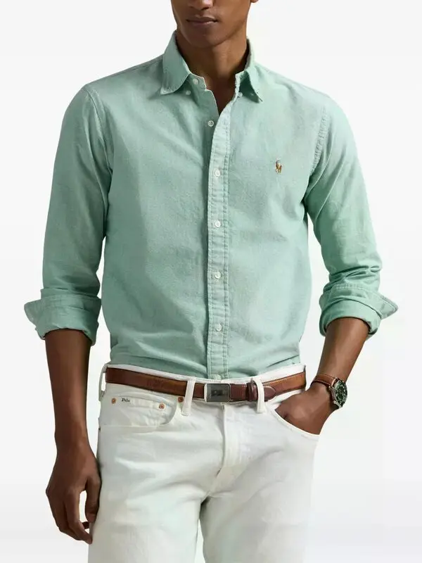 Polo Ralph Lauren Oxford Long-sleeve Shirt - Green