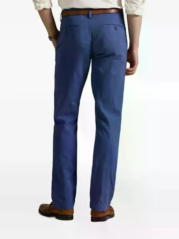 Polo Ralph Lauren Flat-front Trousers - Blue