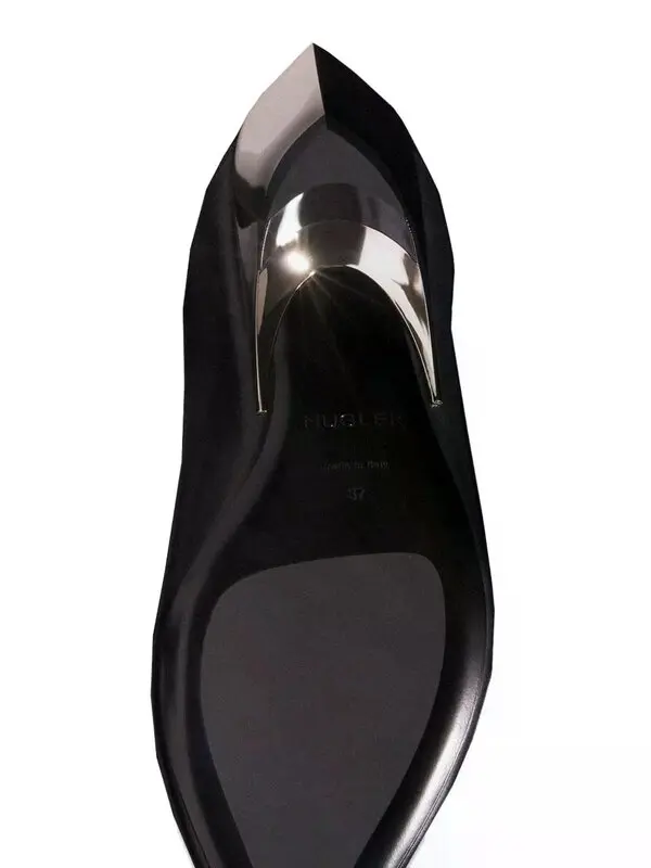 MUGLER Fang Pointed-toe Mules
