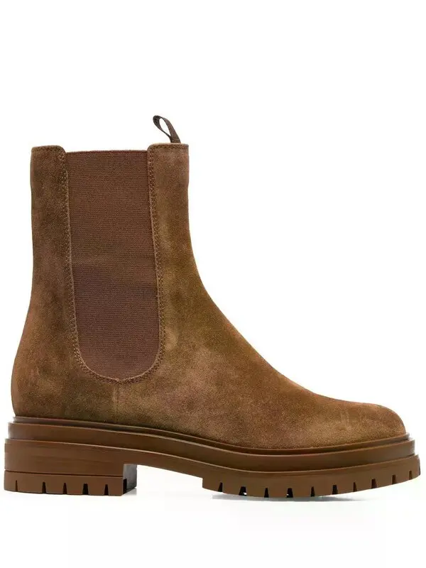 GIANVITO ROSSI Suede Chelsea Boots