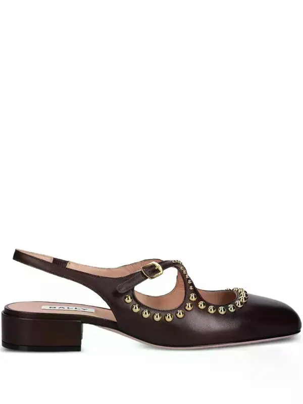 Bally Rina Studded Slingback Pumps