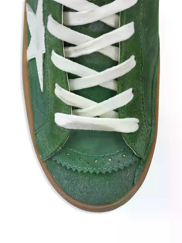 GOLDEN GOOSE Super-star Suede Sneakers - Green