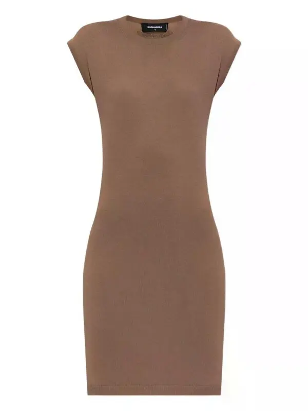Dsquared2 Logo-embroidered Bodycon Dress