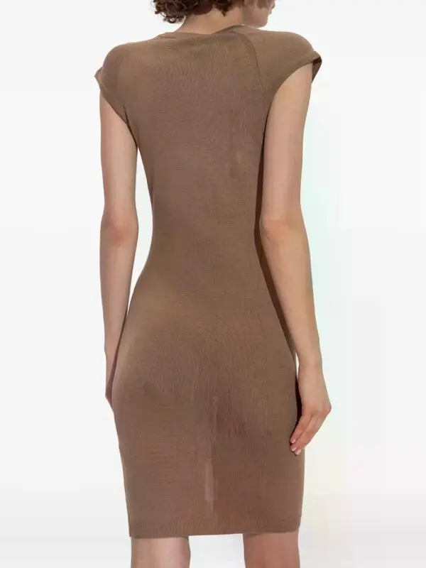 Dsquared2 Logo-embroidered Bodycon Dress