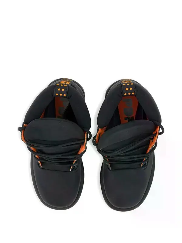 PDF Logo-plaque Platform Lace-up Boots