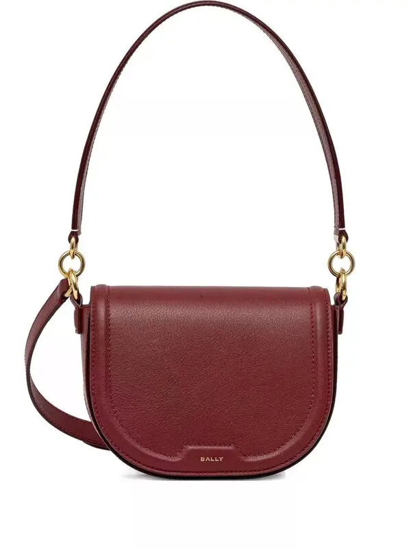 Bally Flap Leather Crossbody Bag