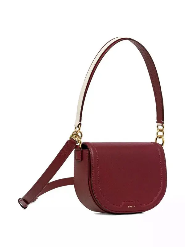 Bally Flap Leather Crossbody Bag