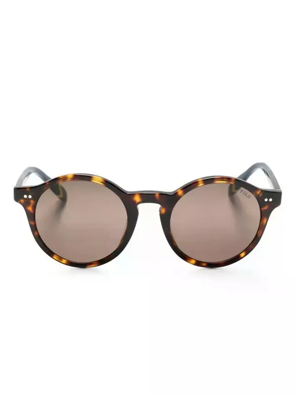 POLO RALPH LAUREN EYEWEAR Tortoiseshell Round-frame Sunglasses