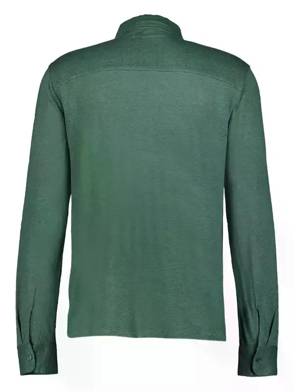 Majestic Filatures Long-sleeve Button-up Shirt - Green