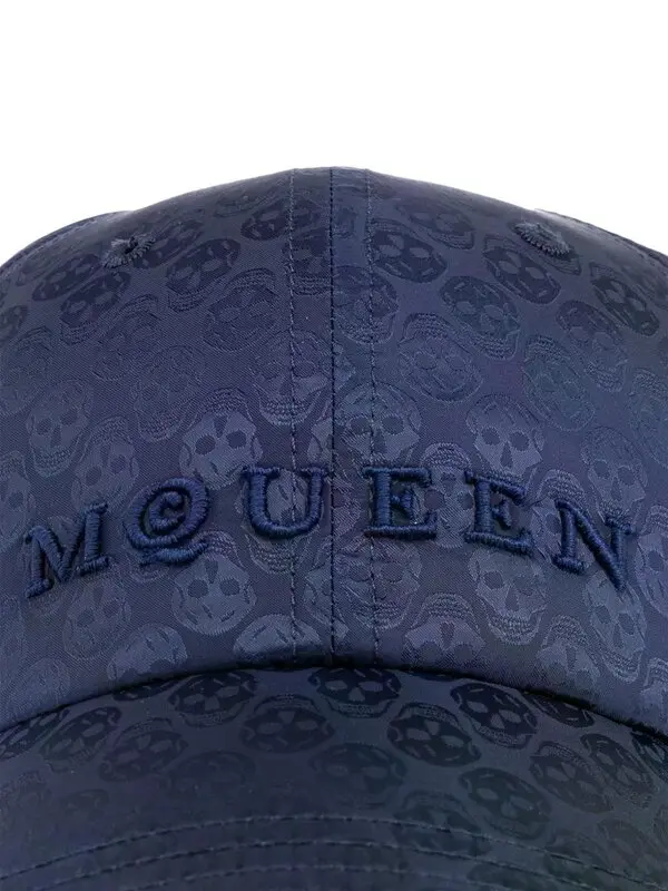 Alexander McQueen Skull-embossed Cap