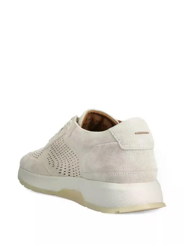 BOSS Zac Perforated Suede Sneakers