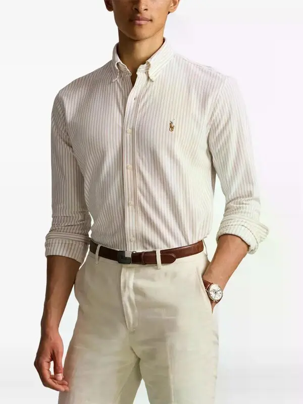 Polo Ralph Lauren Striped Button-down Shirt - White