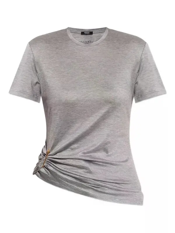 Versace Medusa-pin T-shirt - Grey