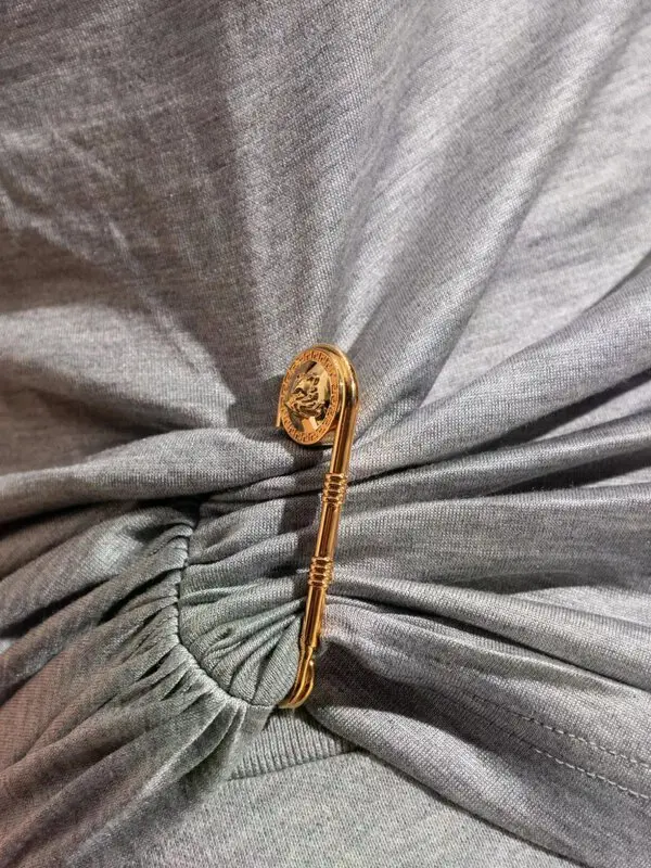 Versace Medusa-pin T-shirt - Grey