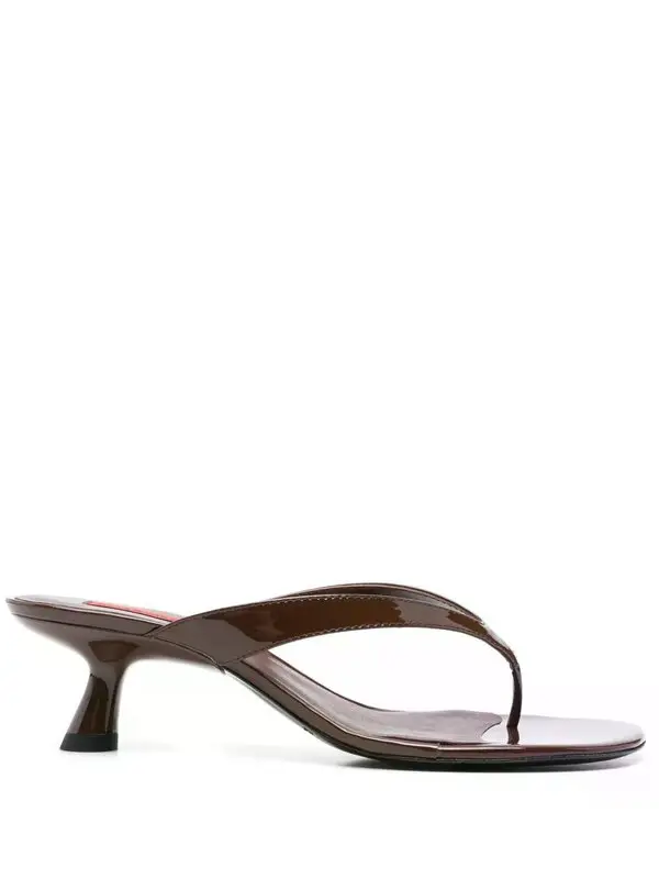 SIMONMILLER 57mm Beep Thong Sandals - Brown
