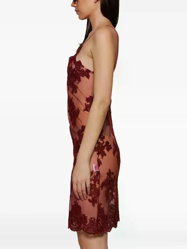 ROBERTA EINER Lace Detailing Mini Dress
