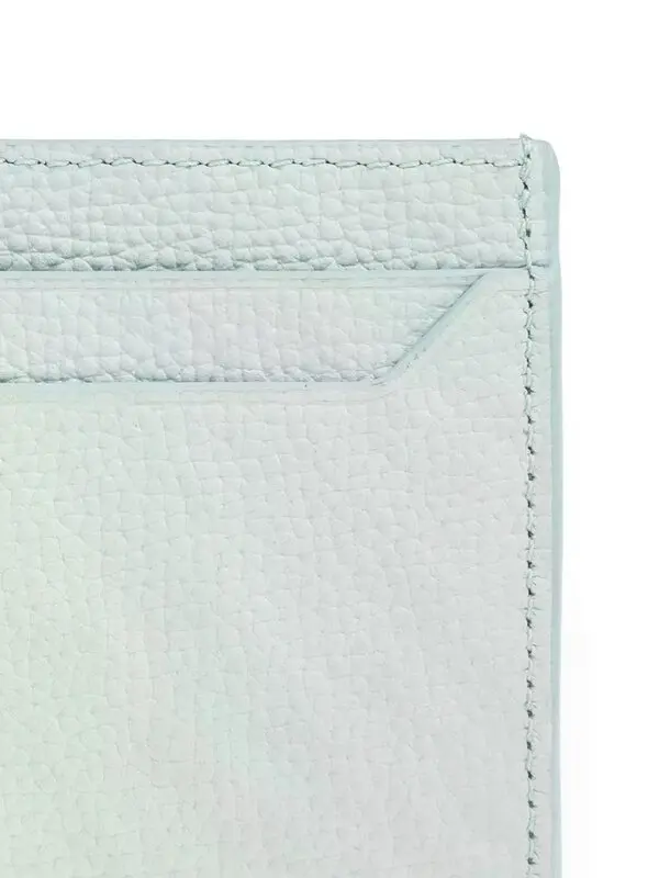 Loewe Anagram Leather Cardholder - Blue