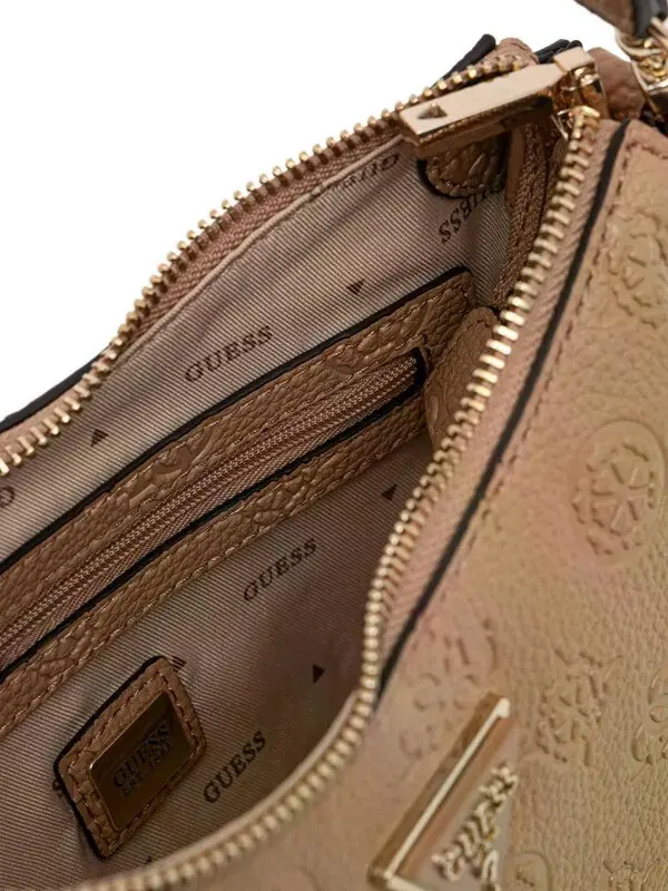 Guess Debossed Monogram Shoulder Bag