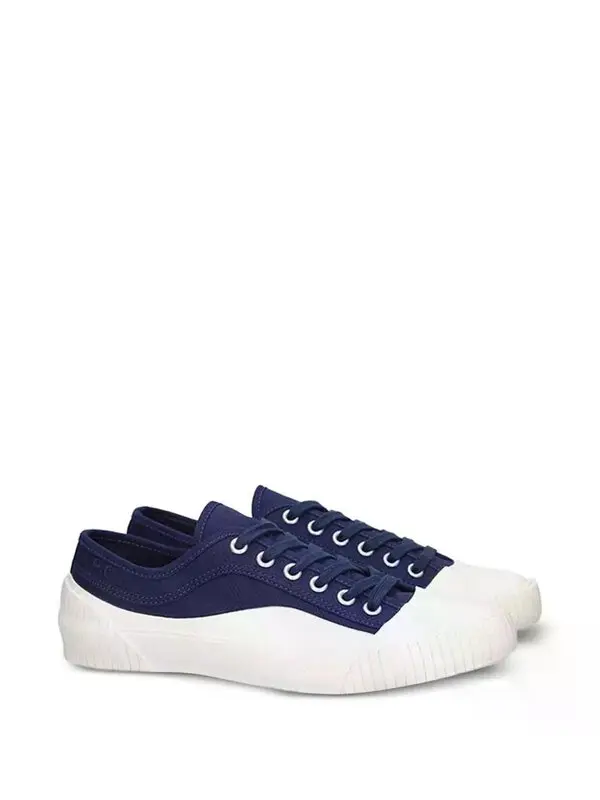 A.p.c. Iggy Canvas Lace-up Sneakers - Blue