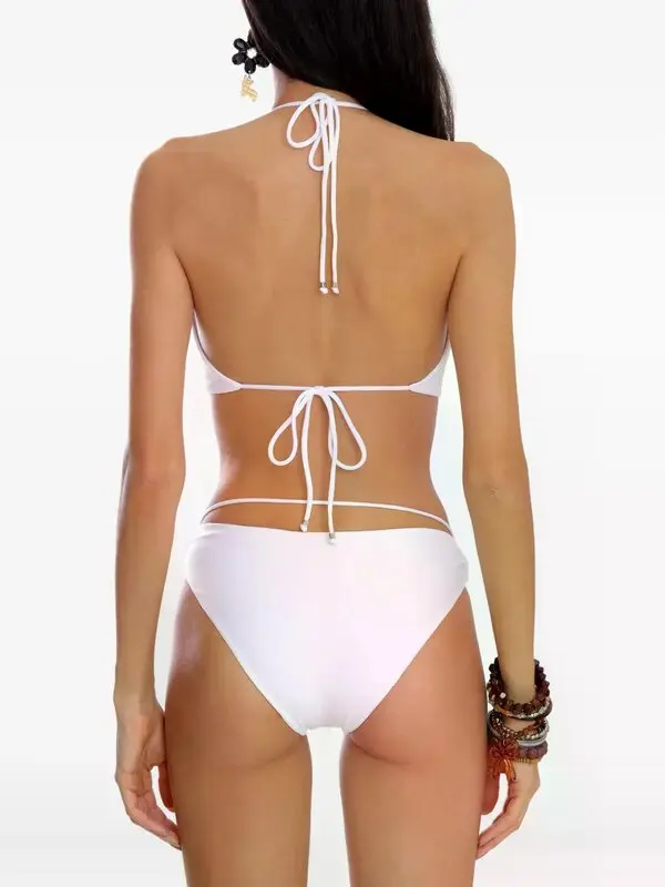 AMIR SLAMA Ring-detail Halter Swimsuit