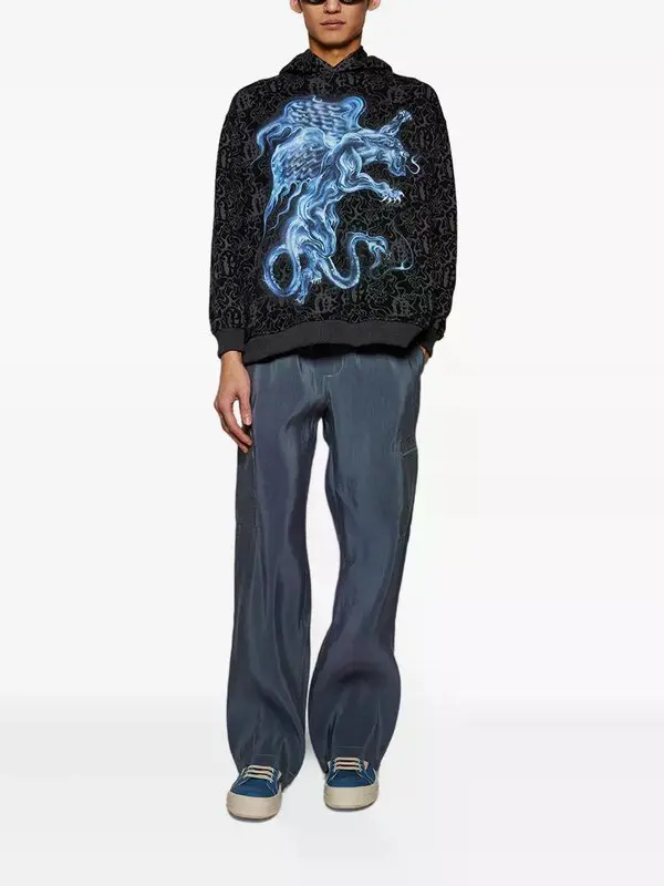 CASELLA MEYER Graphic-print Jacquard Hoodie