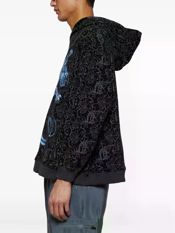 CASELLA MEYER Graphic-print Jacquard Hoodie