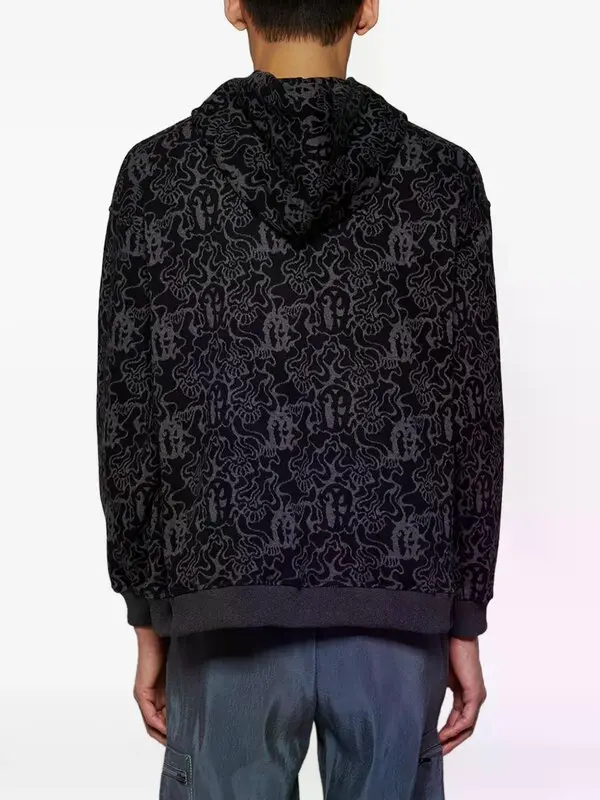 CASELLA MEYER Graphic-print Jacquard Hoodie