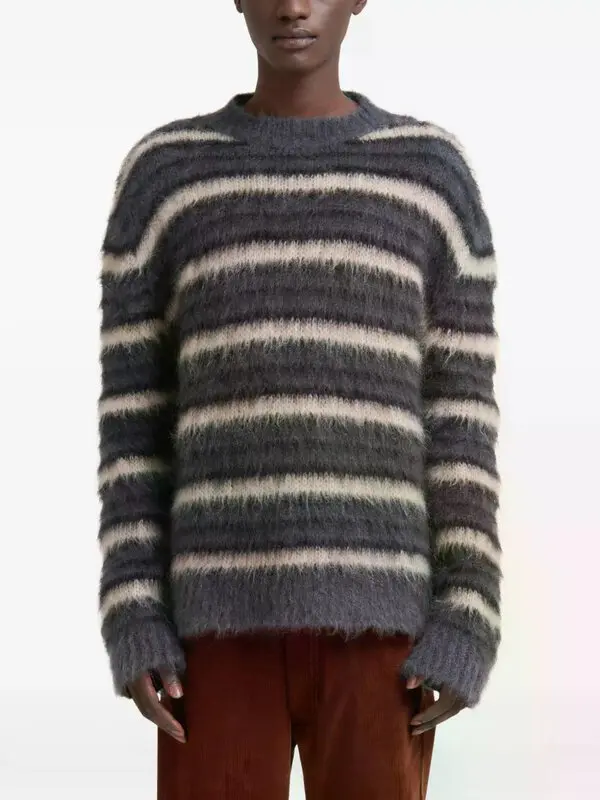 Marni Striped Fluffy Sweater