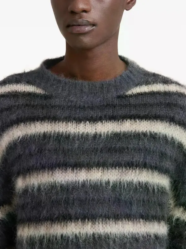Marni Striped Fluffy Sweater