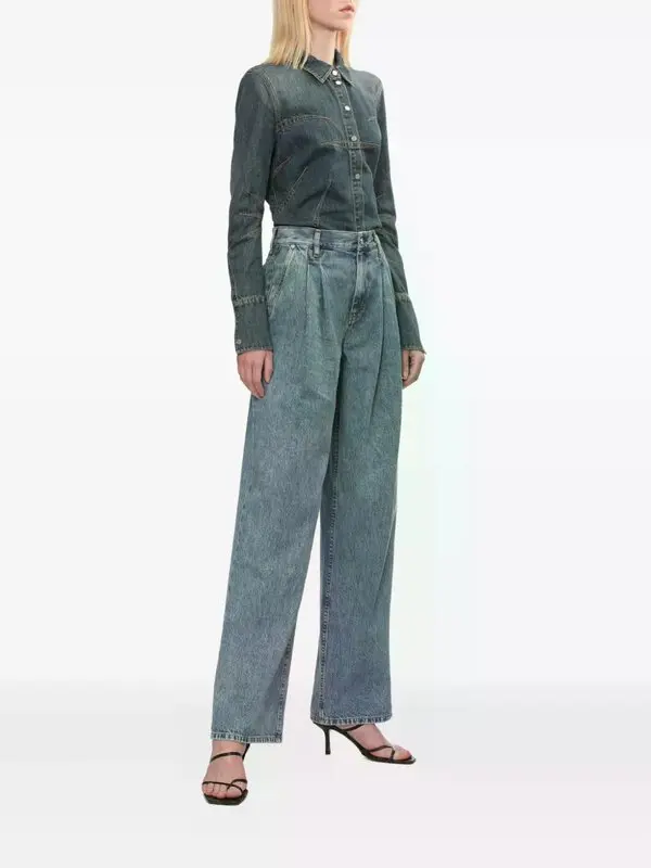 Helmut Lang Pleated Jeans