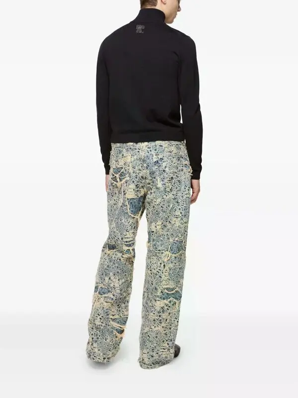 Acne Studios High-neck Zip-up Cardigan - Black