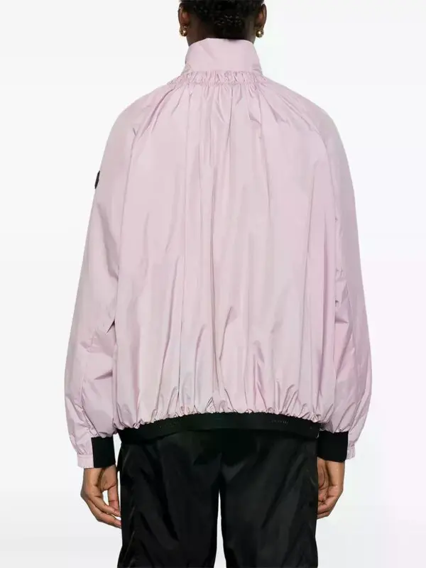 Moncler Puff-sleeve Jacket With Drawstring Neck