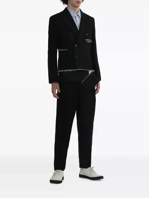 Comme Des Garçons Zip-detail Blazer